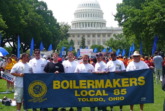 Boilermakers rally for health care reform | International Brotherhood ...