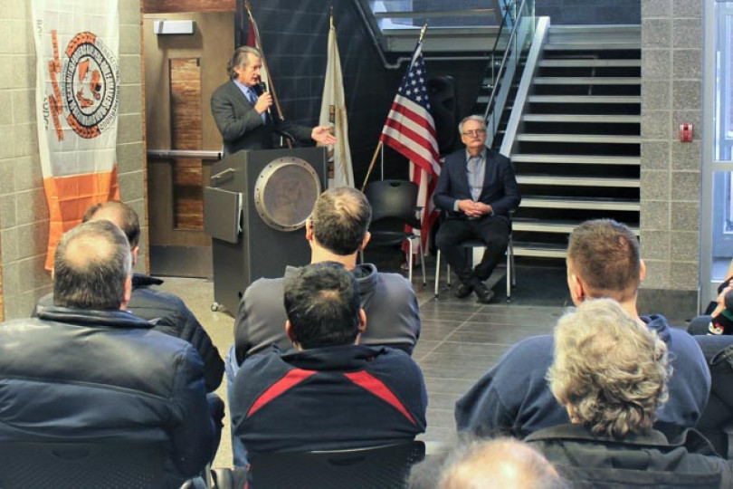 Amphitheater dedication honors L-146 member | International Brotherhood ...