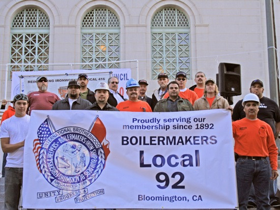 L-92 rallies for jobs in L.A. | International Brotherhood of Boilermakers