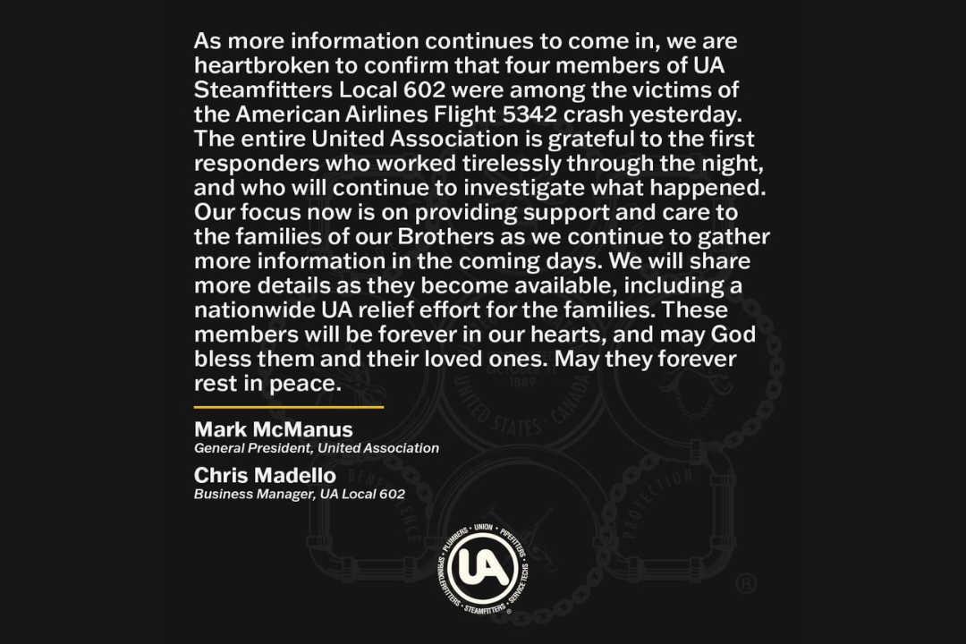 International Brotherhood of Boilermakers Statement About American ...