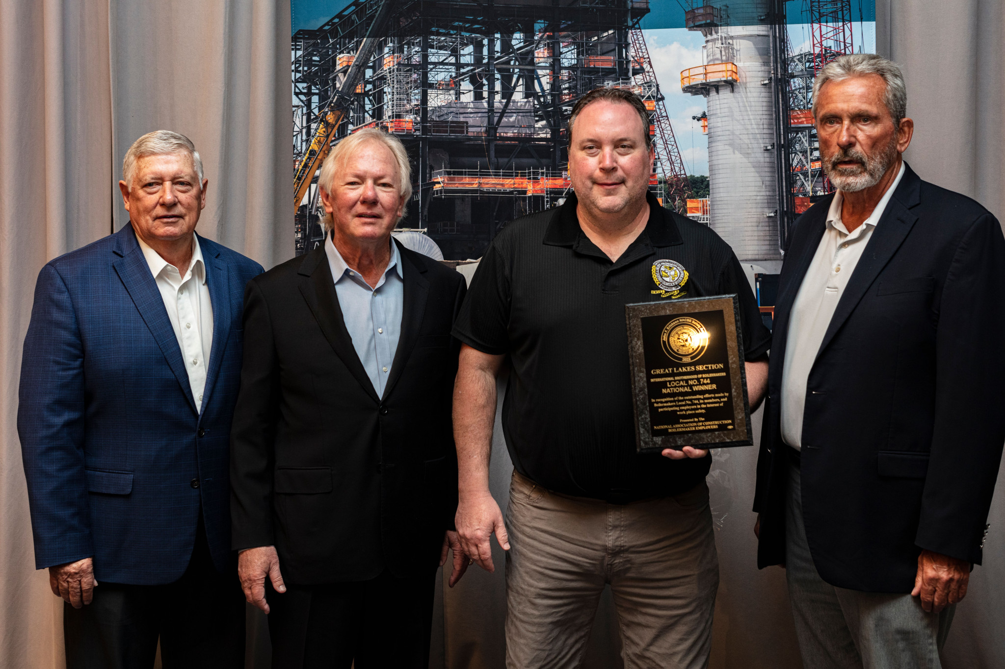 Local 744 takes NACBE safety award | International Brotherhood of ...